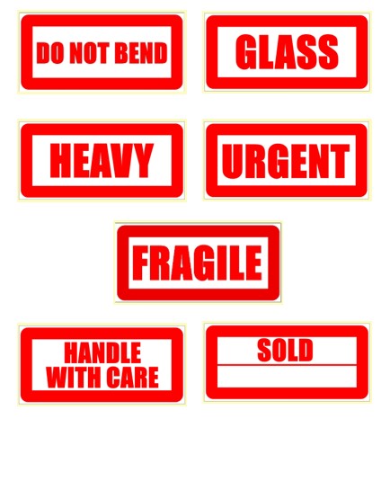 Product handling labels – EJI Labels